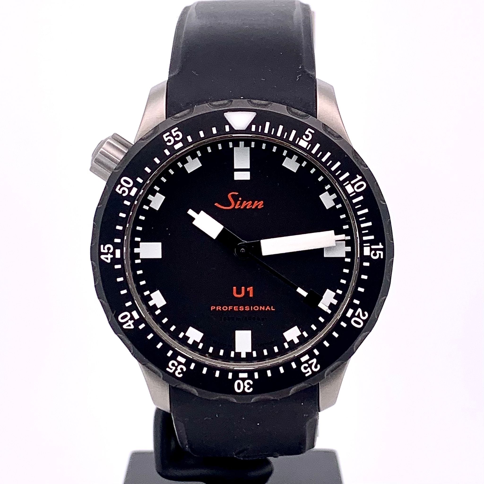 SINN U1 PROFESSIONAL BLACK DIAL LIMITED EDITION