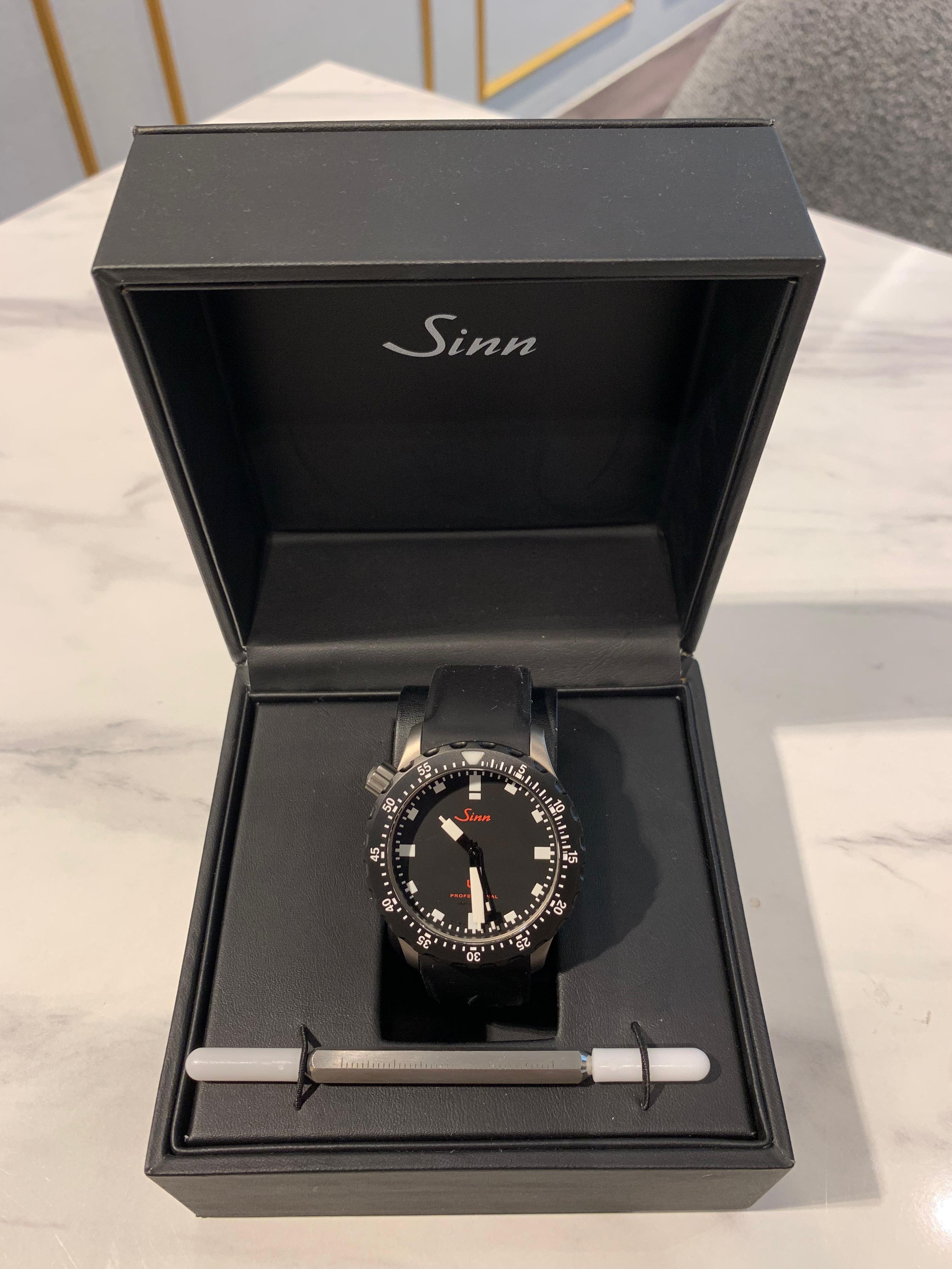 SINN U1 PROFESSIONAL BLACK DIAL LIMITED EDITION
